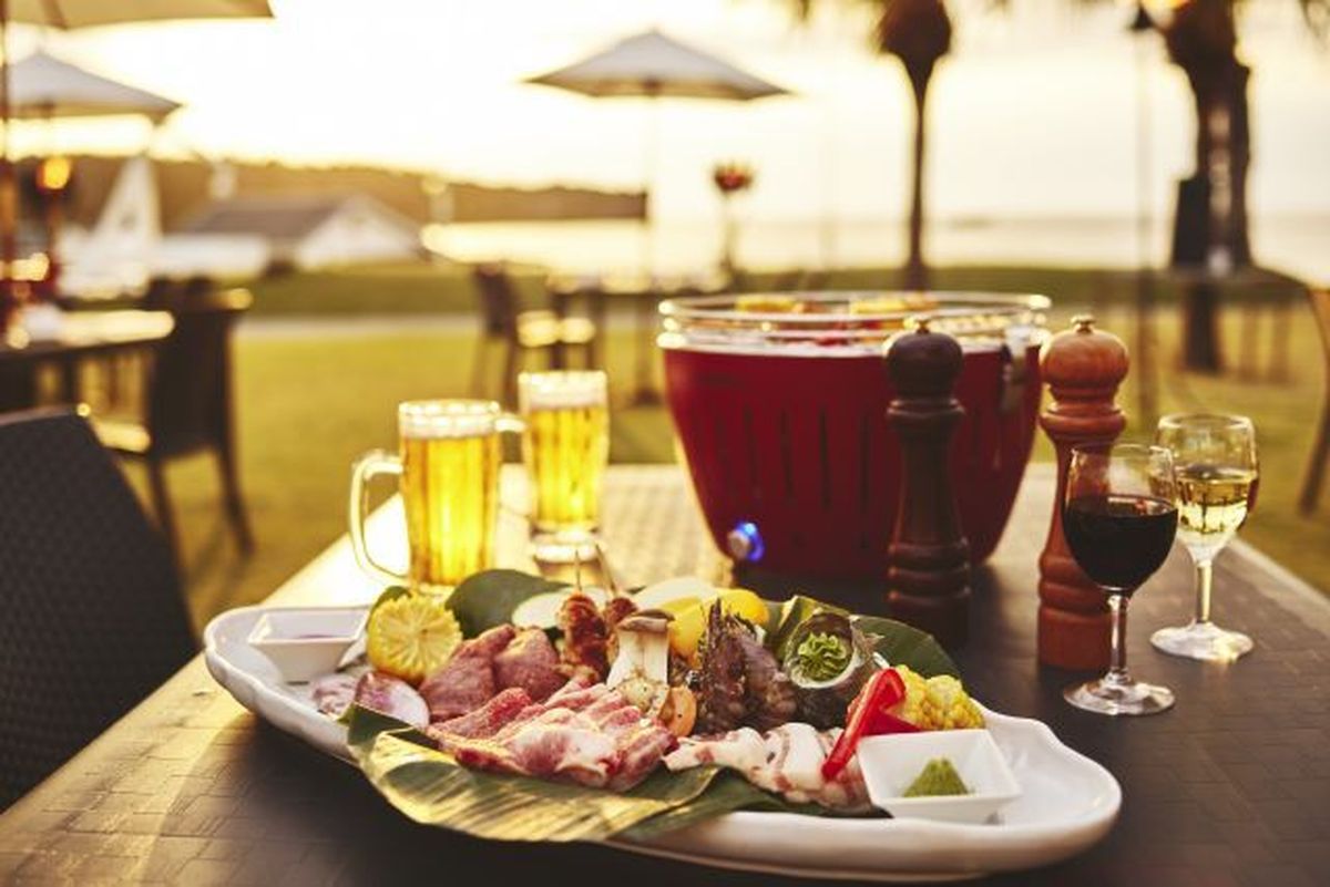 Sunset BBQ Garden - ANA InterContinental Manza Beach Resort ...